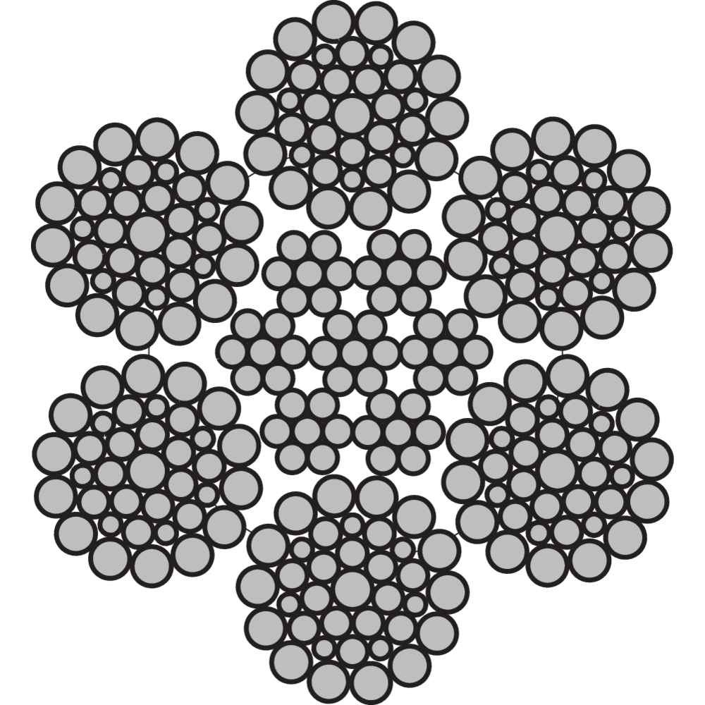 6x36WS-IWRC - Steel wire rope, lifting wire | CERTEX Svenska